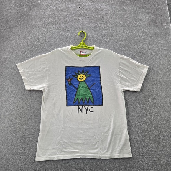 Todd Parr | Shirts | Vintage Todd Parr Men Shirt L White Graphic Usa 9s ...